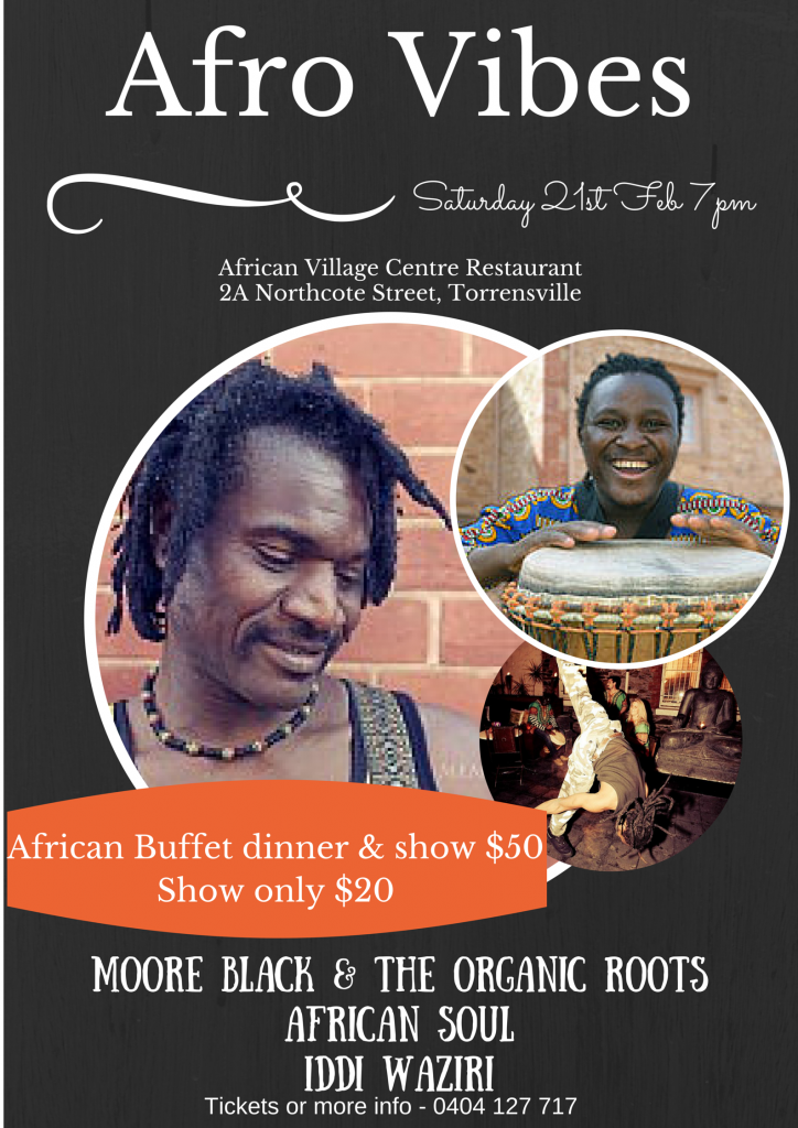 Afro Vibes - African buffet dinner & show - ADELAIDE - Salt ...